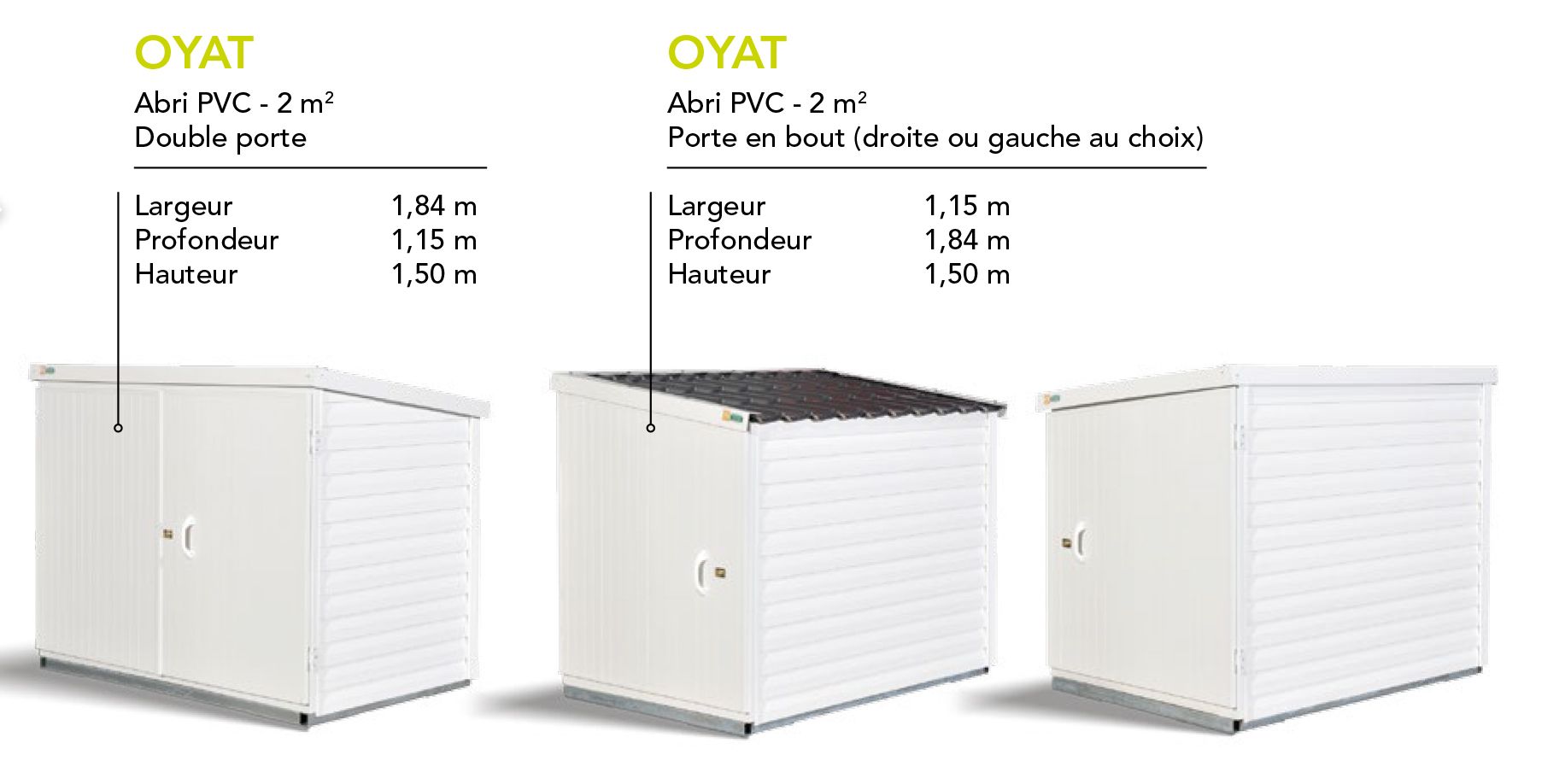 COFFRE DE JARDIN PVC - Abri pvc